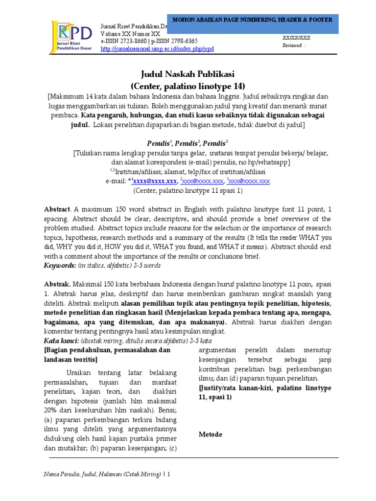 JRPD Article Template | PDF