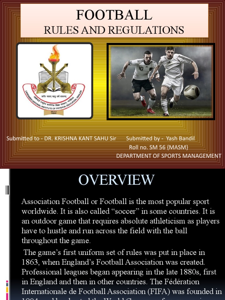 The Beautiful Game: A Comprehensive Guide to the Rules and Regulations of Football | PDF ...