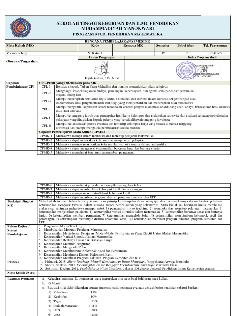 RPS-Micro Teaching | PDF