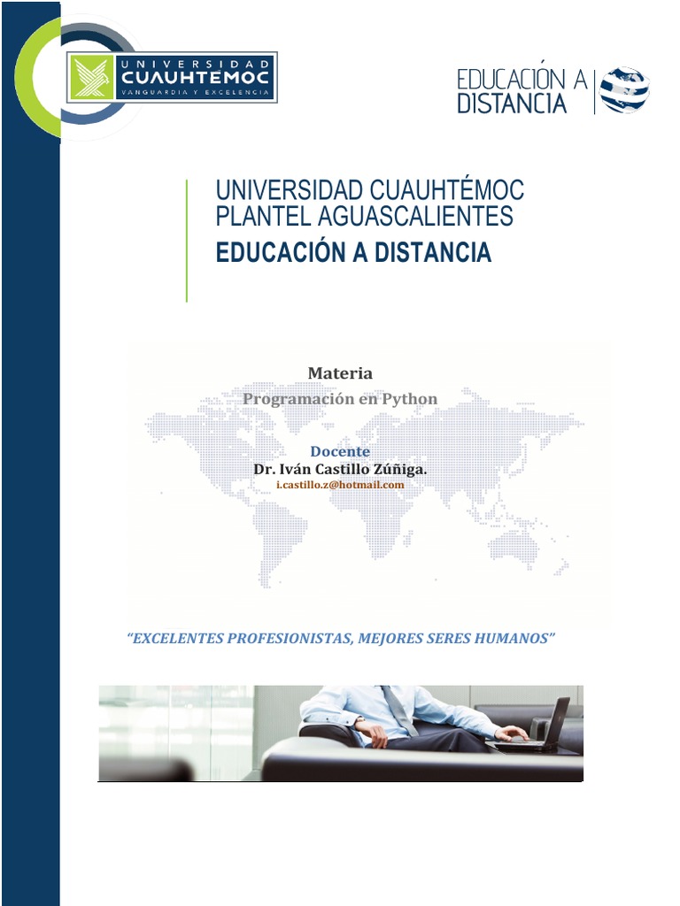 Unidad 1 - Fundamentos de Python | PDF | Python (lenguaje de ...