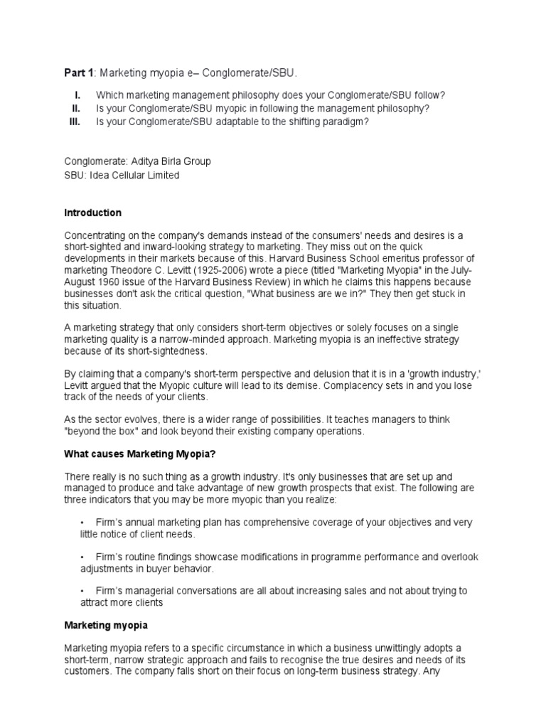 MM Project - Part 1 | Download Free PDF | Marketing | 4 G