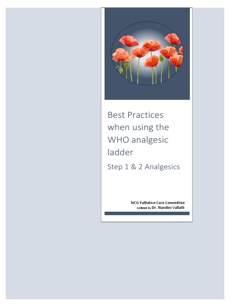 WHO pain ladder | PDF | Nonsteroidal Anti Inflammatory Drug | Opioid