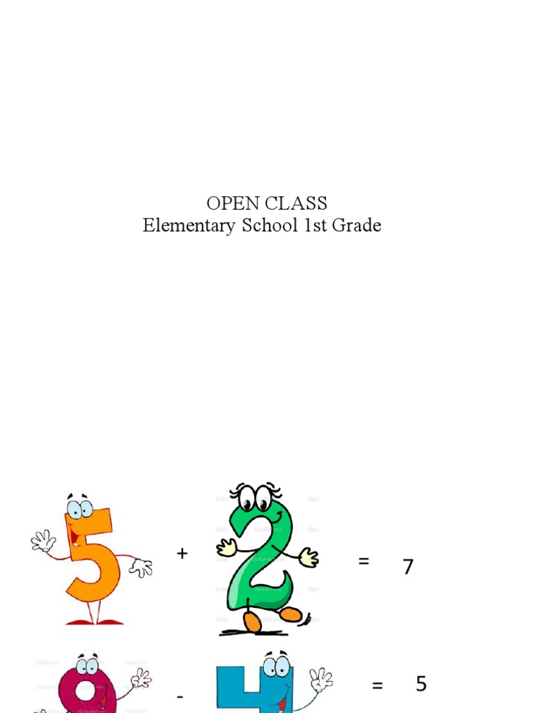 1st Grade Open Class Activities Guide | PDF | Language Arts & Discipline