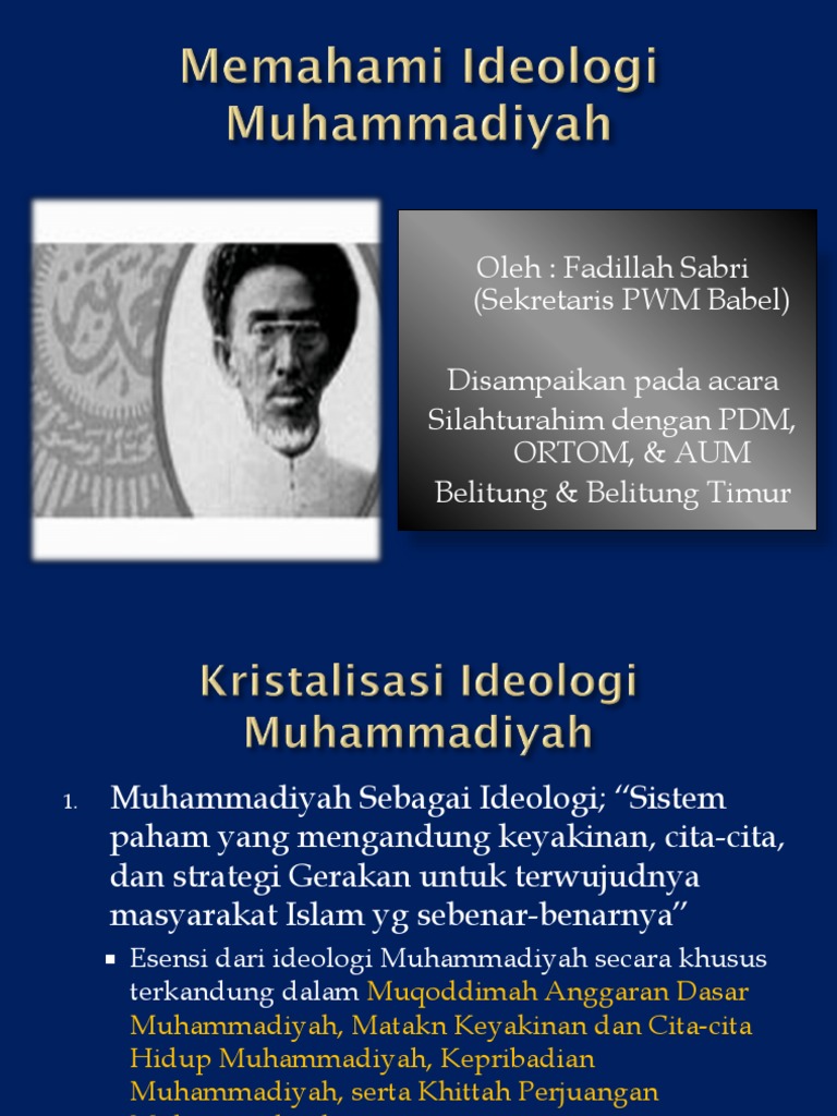 Memahami Ideologi Muhammadiyah | PDF | Karier & Perkembangan