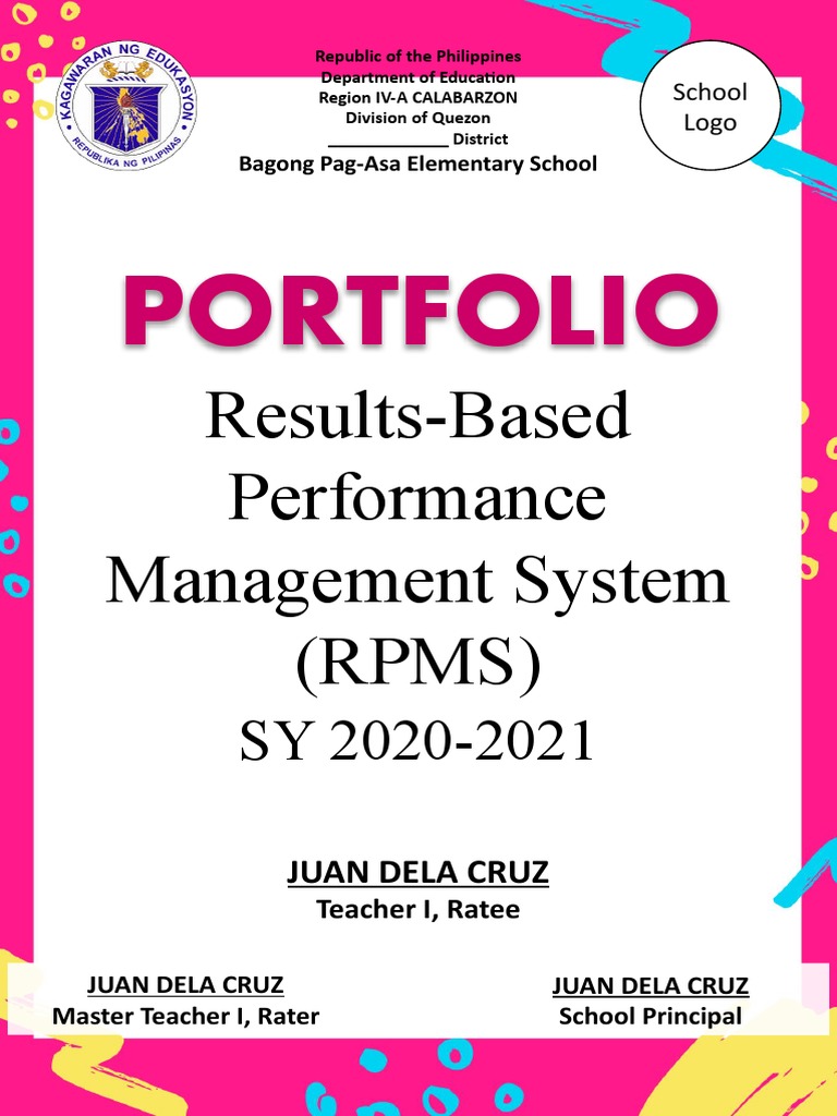 E Rpms Portfolio Pink Design | PDF | Learning | Educational Technology