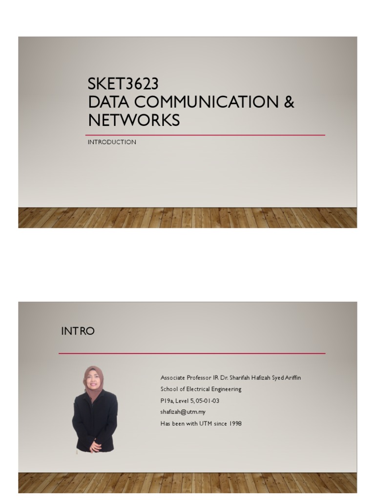 SKET3623 Data Communication & Networks | PDF | Computer Network | Internet Protocols