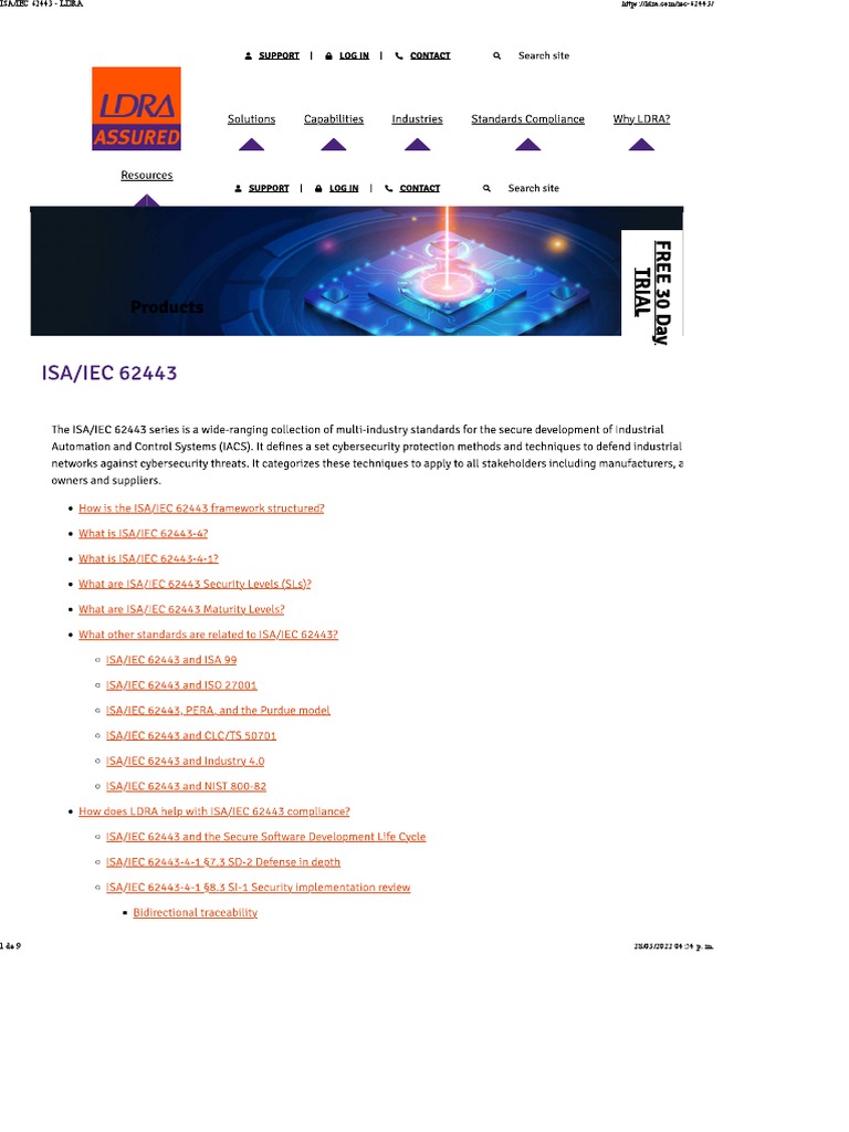 Isa - Iec 62443 | PDF | Science & Mathematics
