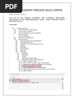 TCODE - AIAB AUC Settlement With Line Items | PDF | Accounting | Economics
