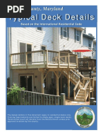 Typical Deck Details | PDF | Framing (Construction) | Stairs