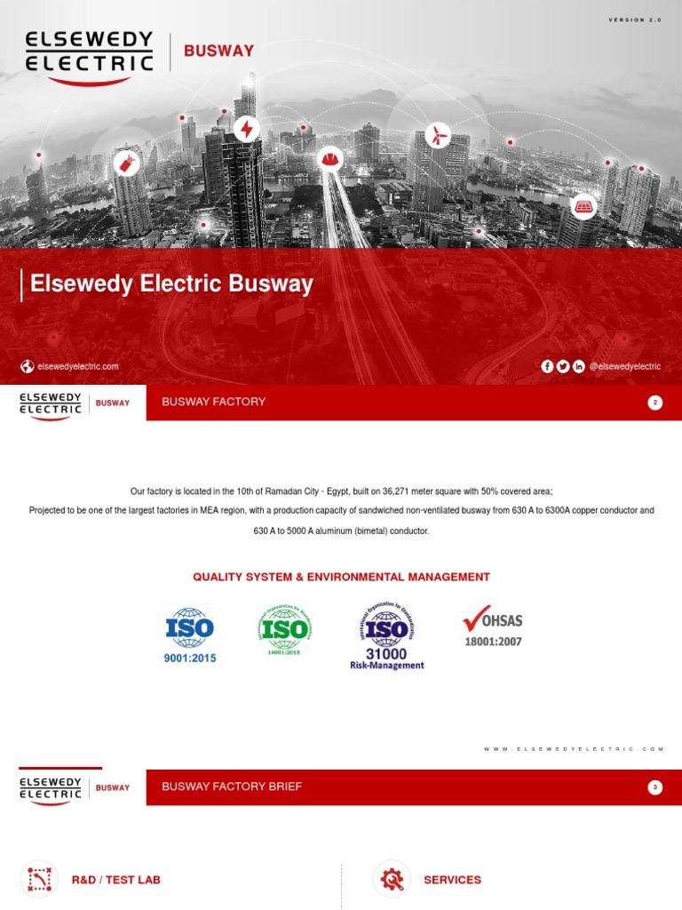 Elsewedy Electric Busway: @elsewedyelectric | PDF | Electrical ...