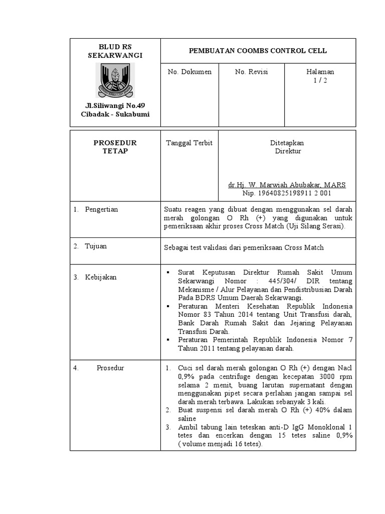 22.pembuatan Coombs Control Cell | PDF
