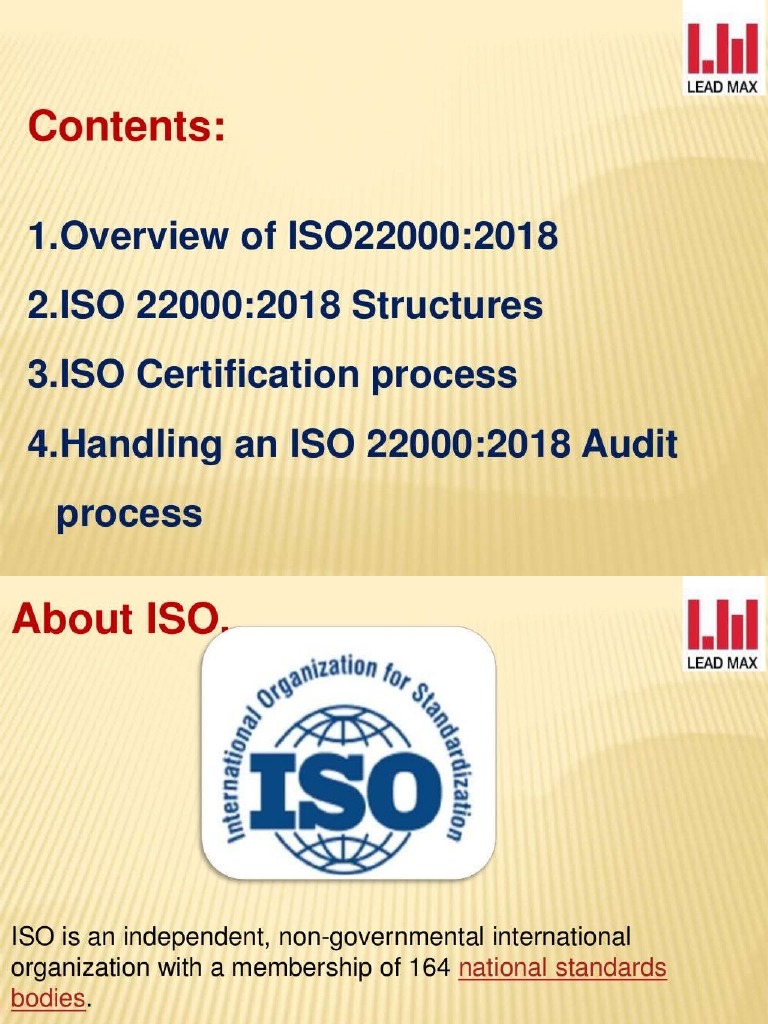 ISO 22000 2018 Audit | PDF
