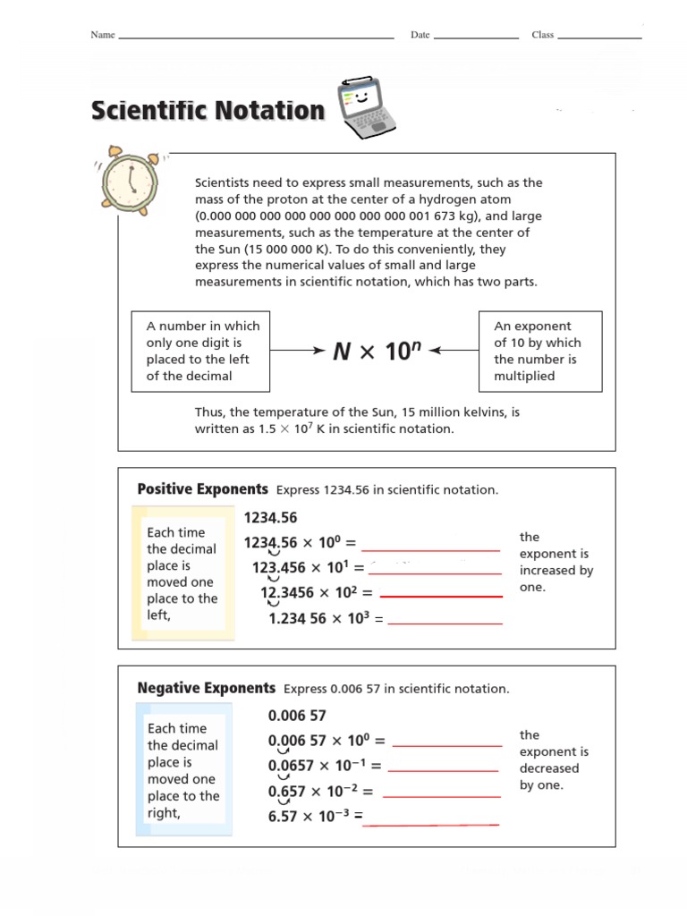 Scientific Notation | PDF | Multiplication | Mathematics