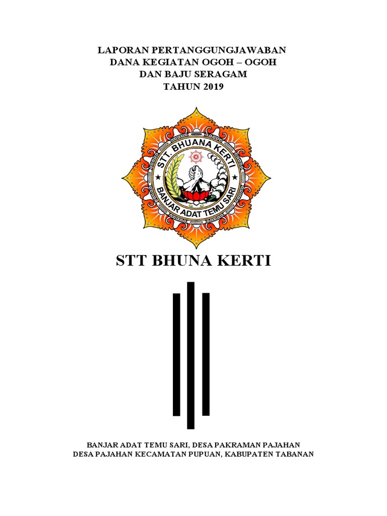 Laporan Pertanggung Jawaban STT | PDF