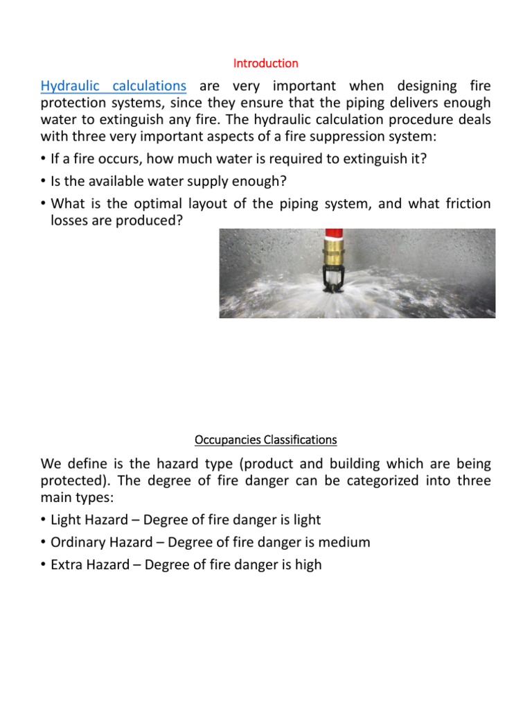 An In-Depth Explanation of Sample Hydraulic Calculations for Fire ...