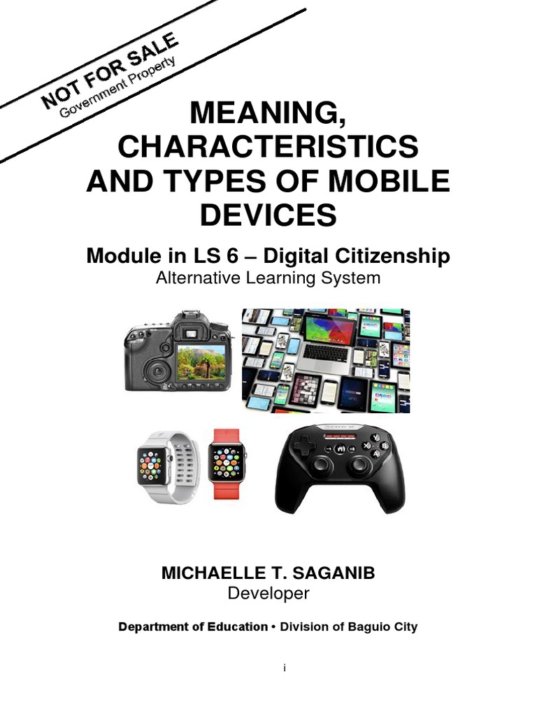 ALS LS6 AE JHS Saganib Baguio | Download Free PDF | Mobile Device | Mobile Phones