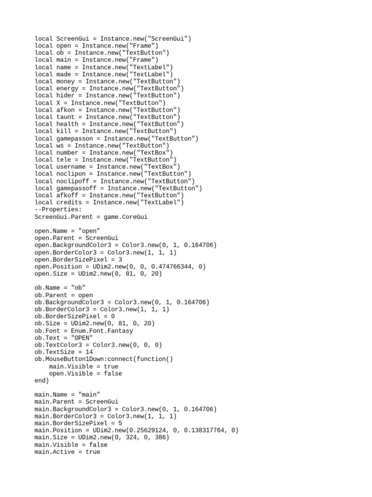 Blox Hunt Script | PDF | Text | Writing