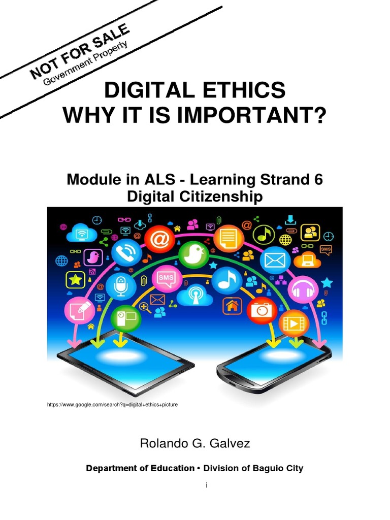 ALS - JH - LS6 - Digital Ethics Why It Is Important - Galvez - Baguio ...