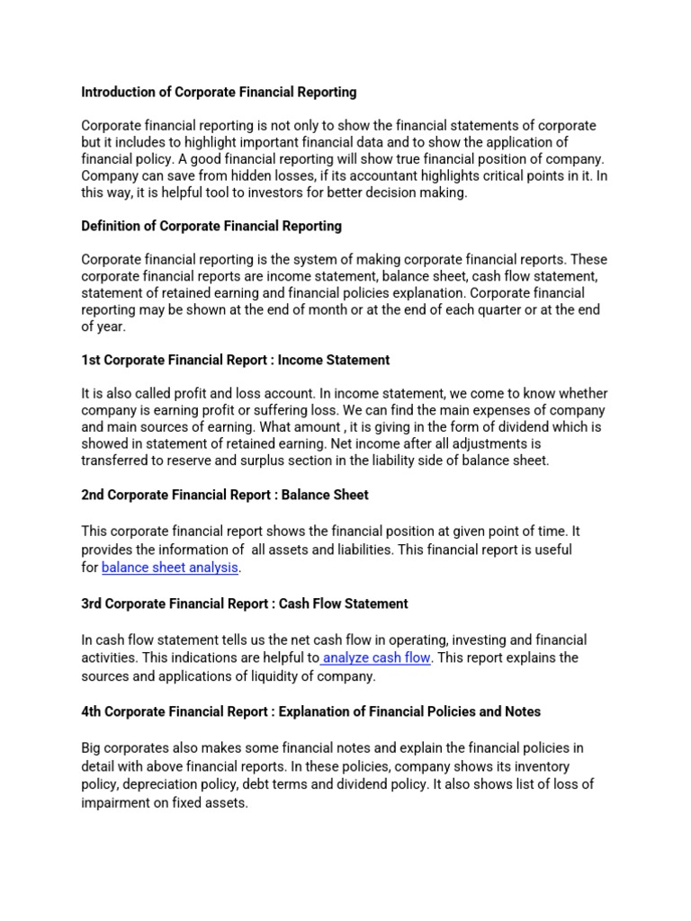 Corporate Accounting | PDF | Financial Statement | Balance Sheet