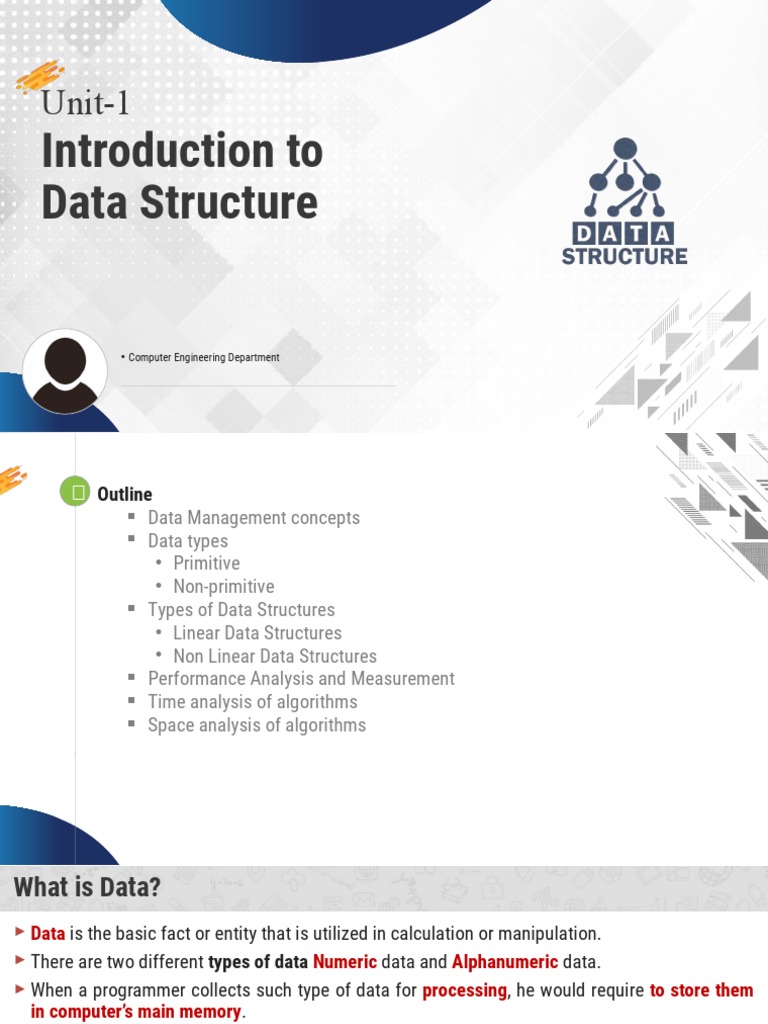 DS GTU Study Material Presentations Unit-1 | PDF | Time Complexity ...