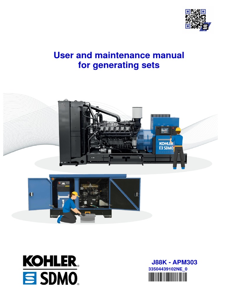 SDMO Genset Manual | PDF | Trailer (Vehicle) | Engines