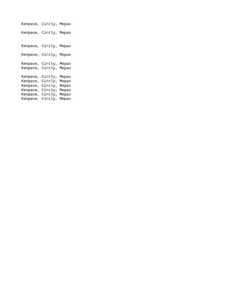 Kenpave, Circly, Mepax - PD SOFTWARE | PDF