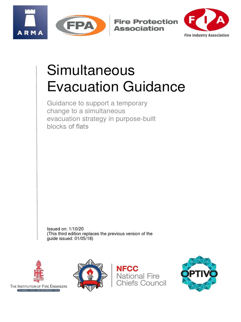 NFCC Simultaneous Evacuation Guidance October 2020 | PDF | Fire Safety ...