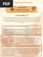 1987 Philippine Constitution Preamble | PDF