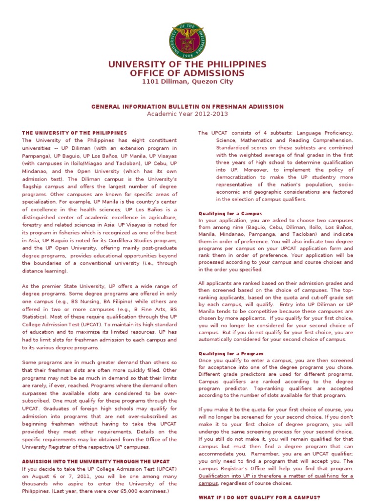 Gen Info 2012 | PDF