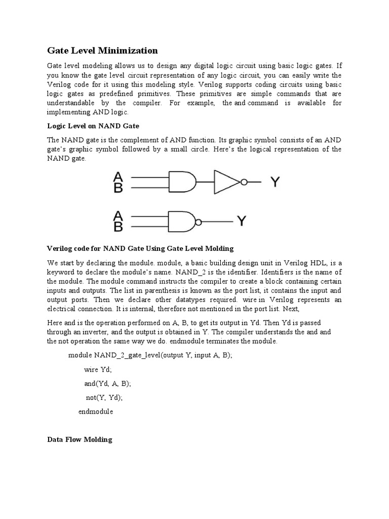 VHDL Report | PDF | Vhdl | Logic Gate VHDL Report | PDF | Vhdl | Logic Gate