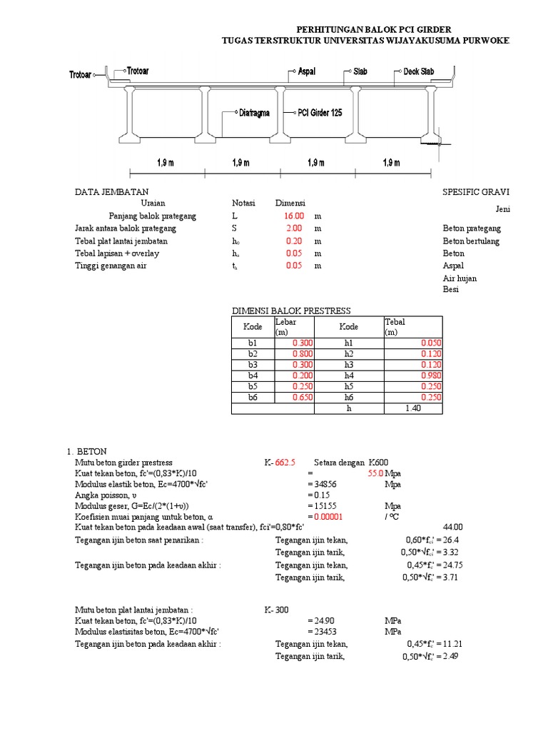 Excel Pengerjaan BETON 3 | PDF