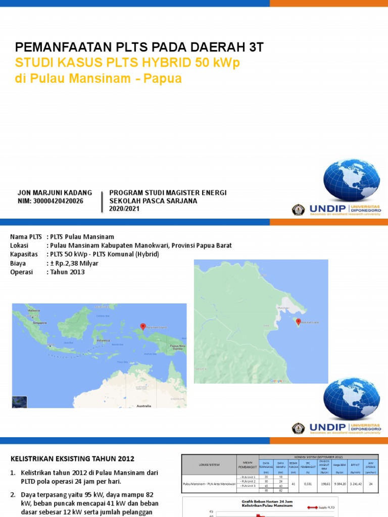 Jon Marjuni Kadang - Studi Kasus Benefit Pemanfaatan PLTS Di Indonesia | PDF | Sains ...