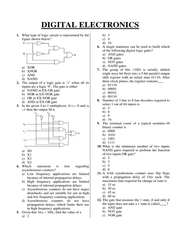 Digital Electronics | PDF
