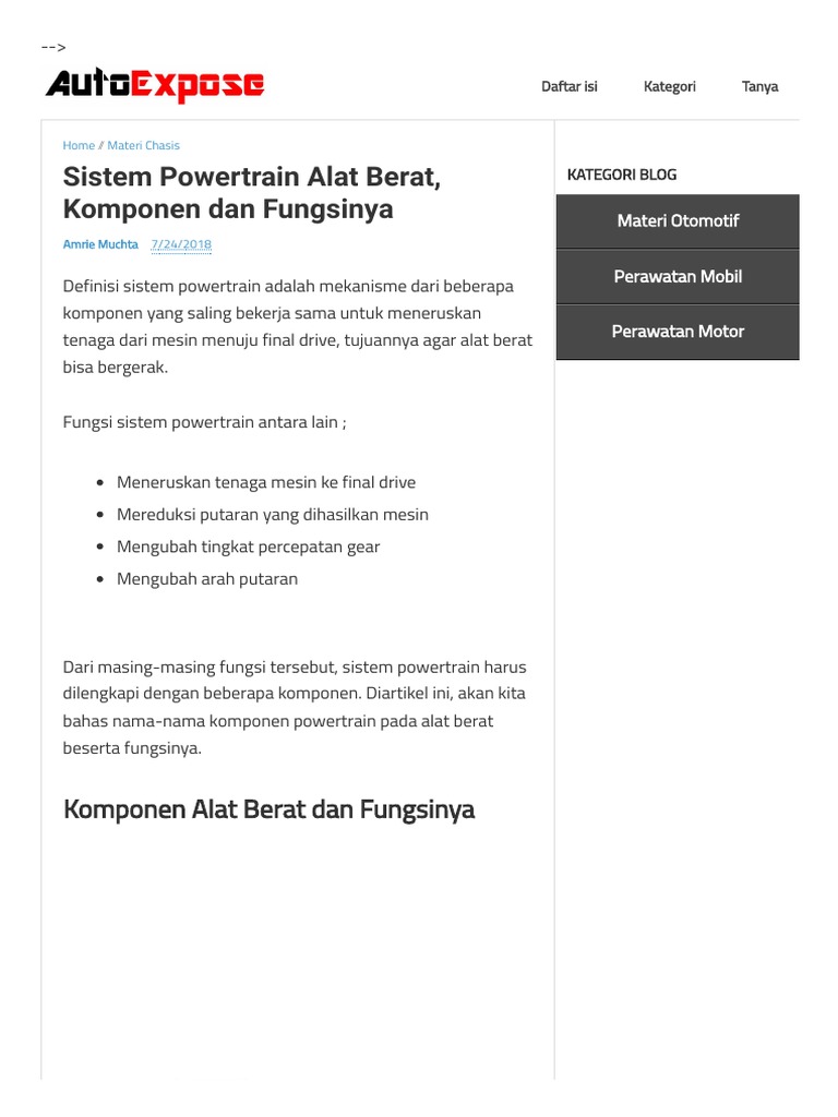 Sistem Powertrain | PDF | Bisnis | Komputer