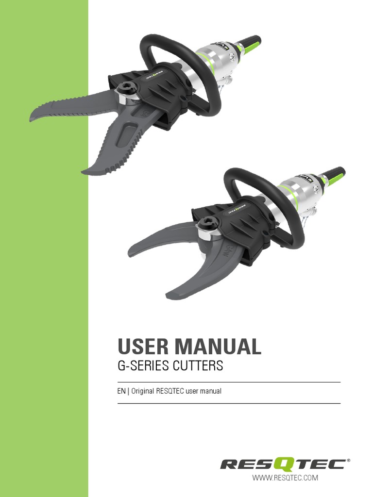 User Manual: G-Series Cutters | PDF | Pump | Valve