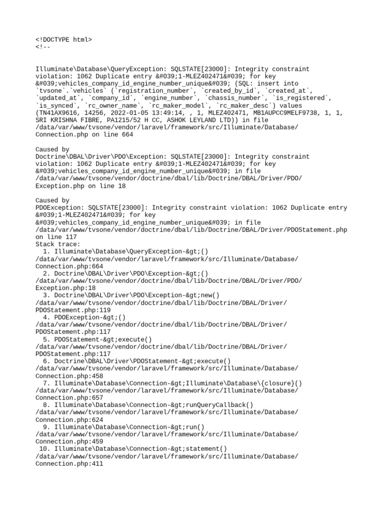 DOCTYPE HTML | PDF | Databases | Software Engineering