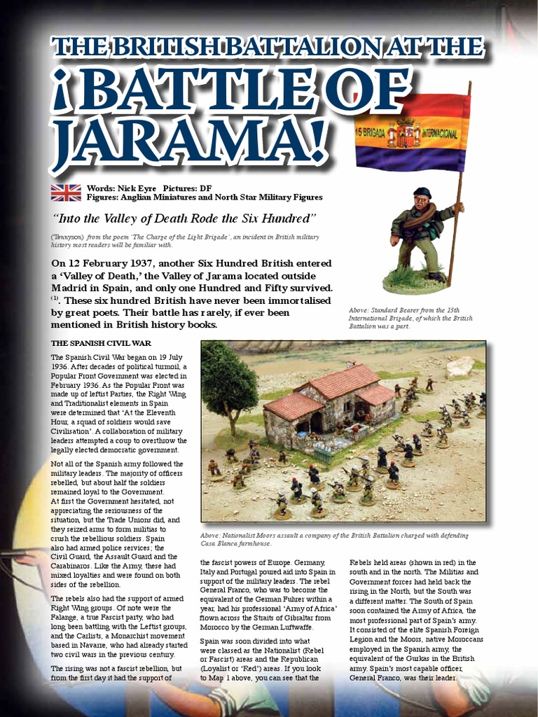 The BriTish BaTTalion at The - Flames of War | PDF | Spanish Civil War ...