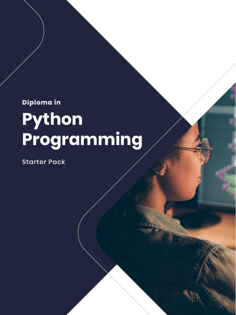 Python Programming: Diploma in | PDF | Python (Programming Language ...