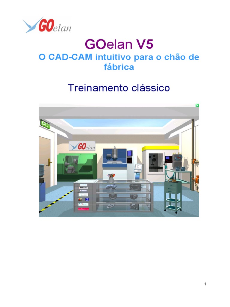 Treinamento Goelan V5: CAD-CAM Intuitivo | PDF | Círculo | Programas