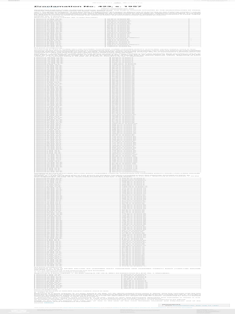 Proclamation No. 423, S. 1957 - Official Gazette of The Republic of The ...