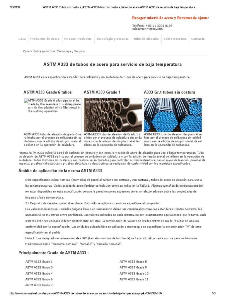 Astm A 333 | Descargar gratis PDF | Soldadura | Construcción
