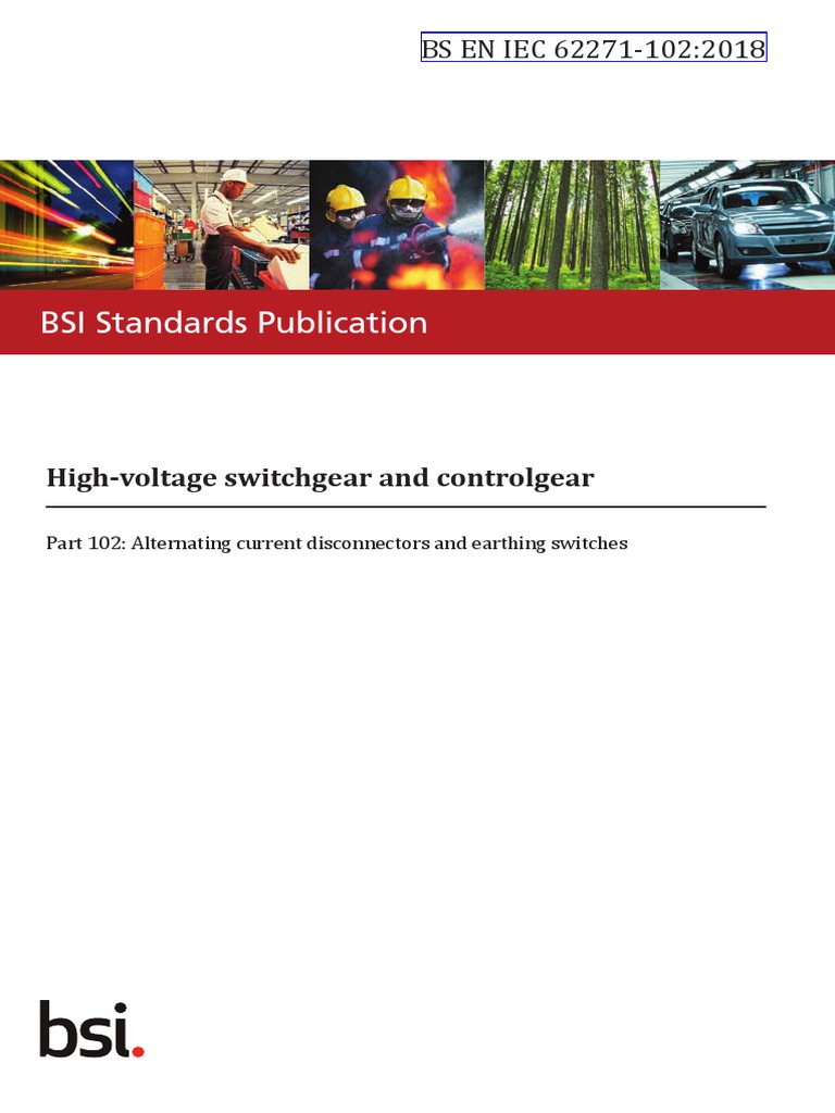 BS en Iec 62271-102-2018 | PDF | Switch | High Voltage