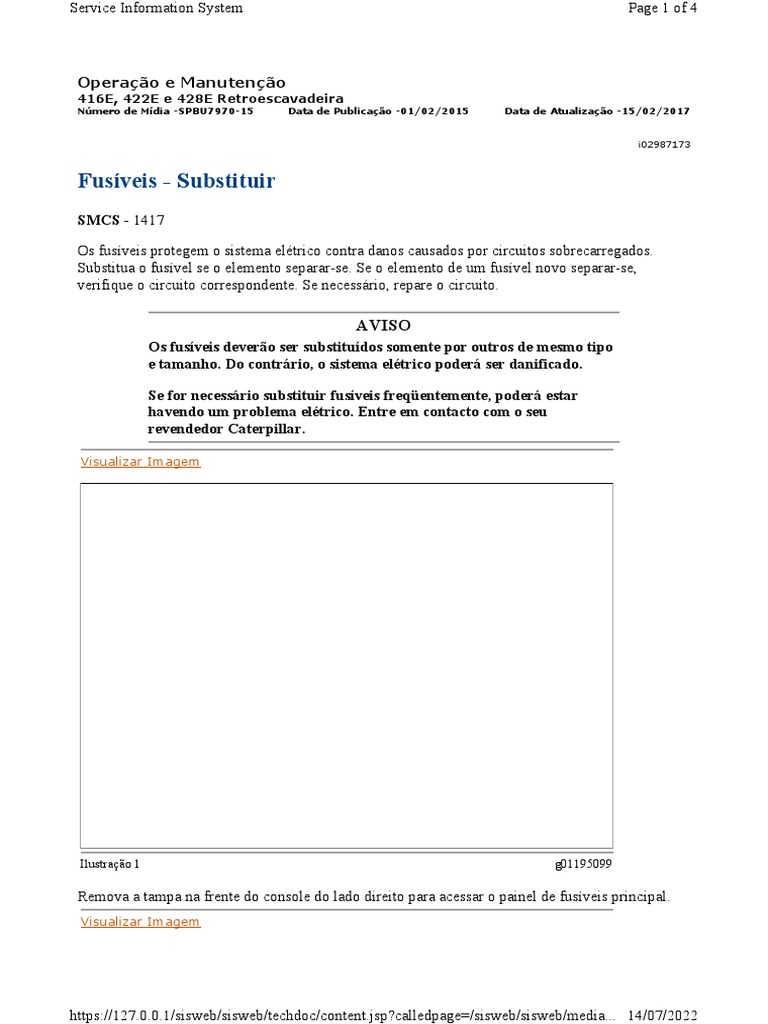 416e Caixa De Fusiveis Pdf Fusível Elétrico