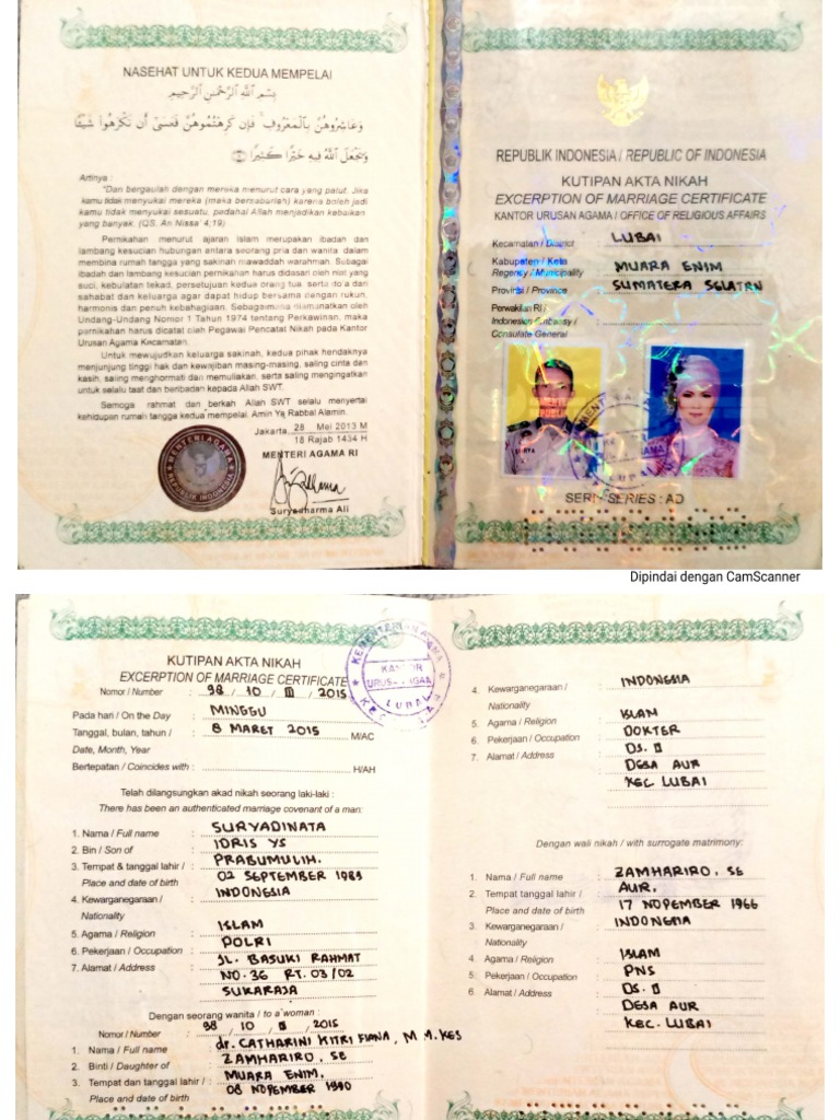 Buku Nikah | PDF
