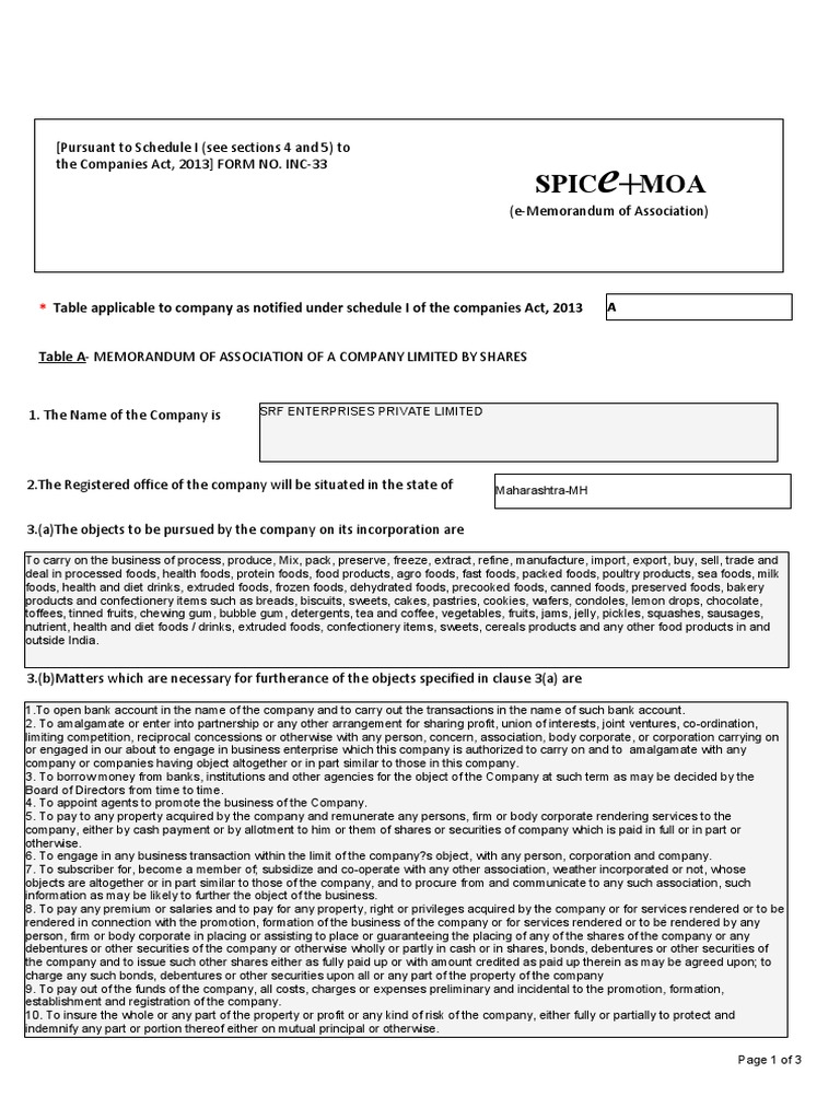 1.01 SPICeMoA - INC0000075699 PDF | PDF | Foods | Confectionery