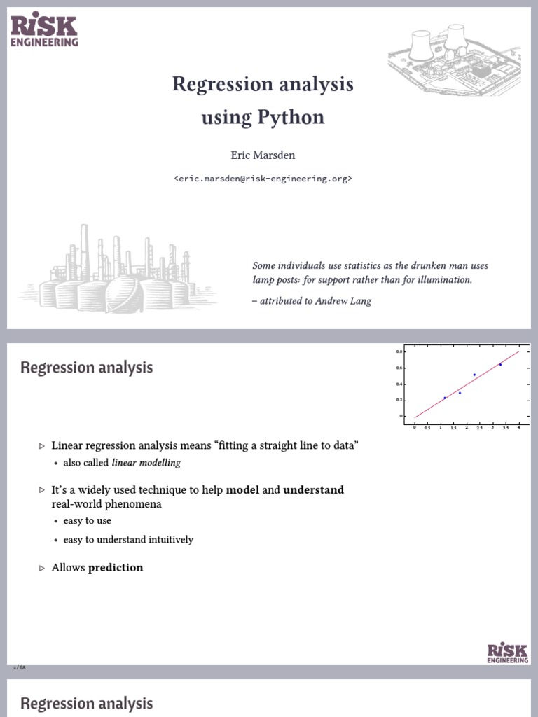 Slides Linear Regression | PDF | Regression Analysis | Errors And Residuals
