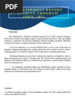 PHIL-IRI Reading Assessment Guide | PDF | Reading Comprehension | Learning