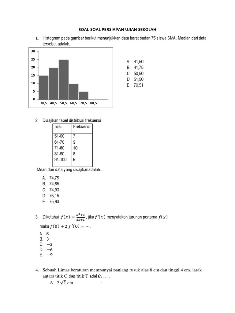 Latihan Soal | PDF