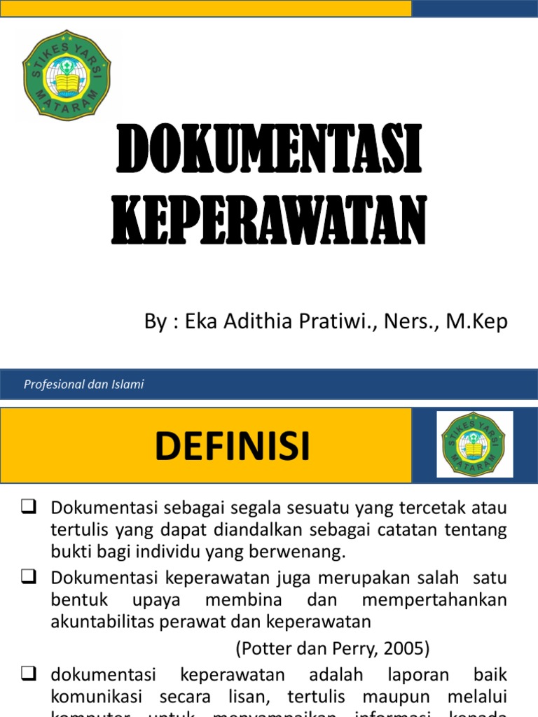 Dokumentasi Keperawatan New | PDF | Karier & Perkembangan