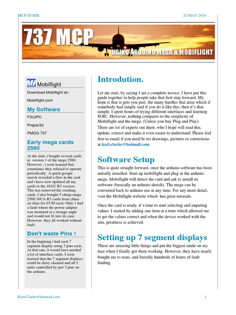737 MCP Guide | PDF | Printed Circuit Board | Arduino